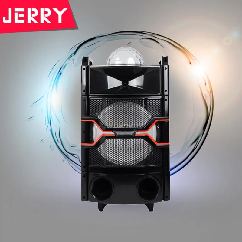 Jerry Power Speaker 12 Inch Woofer Party Trolley Speaker With Remote ...