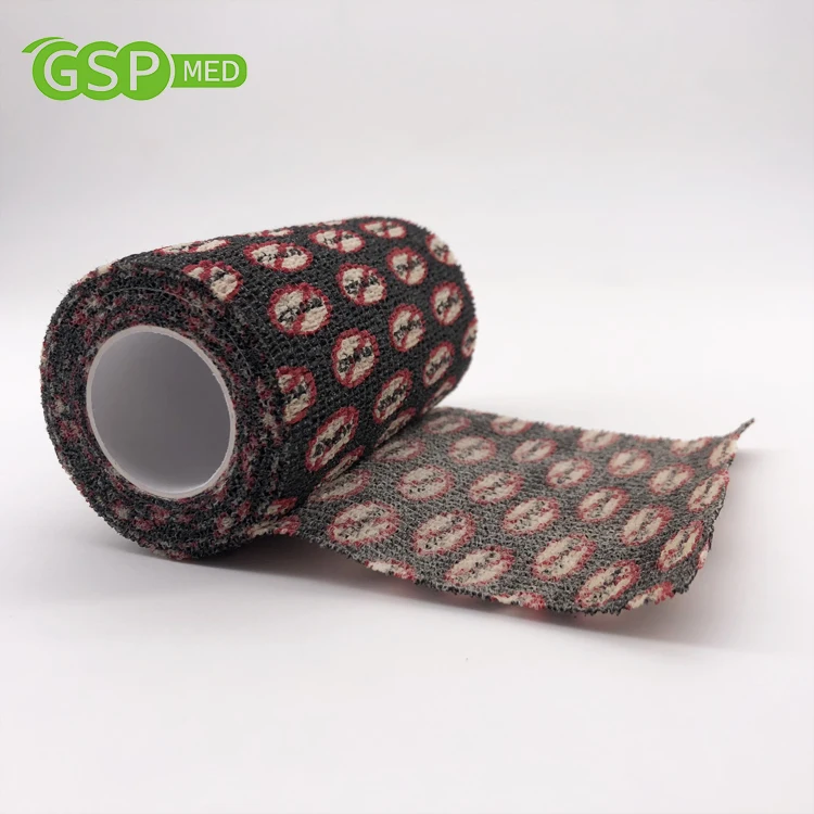 Custom Logo Printed Cohesive Elastic Bandage - GSPCARE