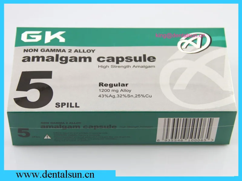 Cápsulas De Amalgama Dental,400mg,Gk 43% Ag,Venta Al Por Mayor,Cápsulas ...