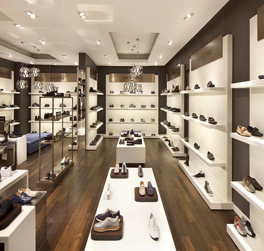 Optimize Sho Shop Interior Design with Rack Display Furniture