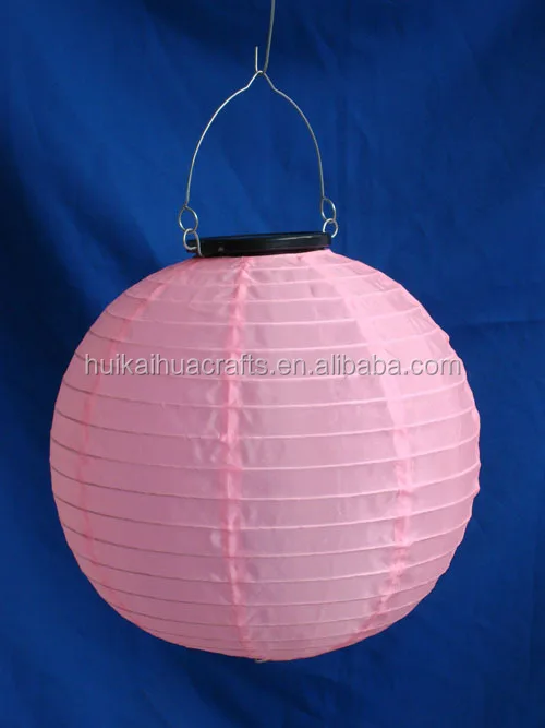 Cheap Led Rechargeable Lampion Fabric Chinese Nylon Solar Lanterns ...