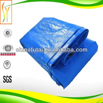 Finished Pe Tarpaulin Sheet With Pp Rope And Eyelets Waterproof Tarpal ...