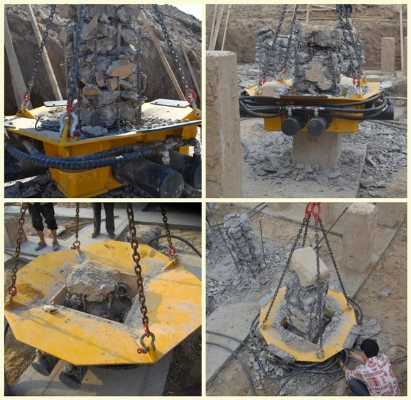 Leading Rock Pile Cutting Machine,Max. Diameter 500mm,Kp500s Square ...