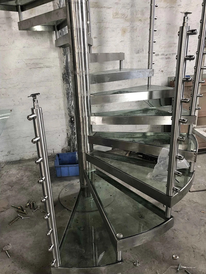 Galvanized Spiral Carbon Stainless Steel Stairs Grill Design With Good ...