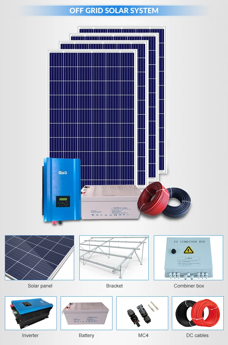 Solar Off Grid Panel System 1kw For Solar Home Lighting System - Buy ...