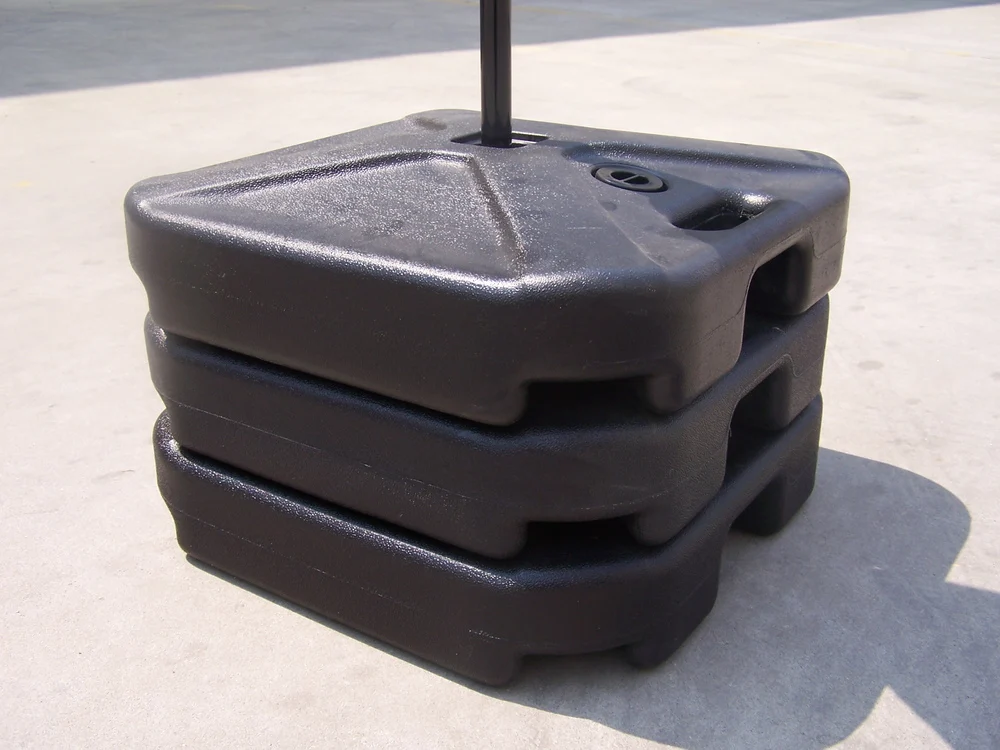 Outdoor Flagpole Water Filled Weight Base - Durable & Versatile