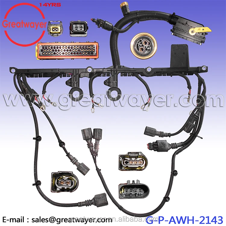 55 Pin Connector Ecu Abs System Truck Wire Harness - Buy 55 Pin ...
