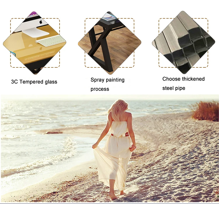 R2S Gaming Desk - Ergonomic PC Table with Adjustable Height