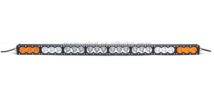 Newest Amber And White Flash Led Light Bar. 43'' 60v 240w Single Row ...