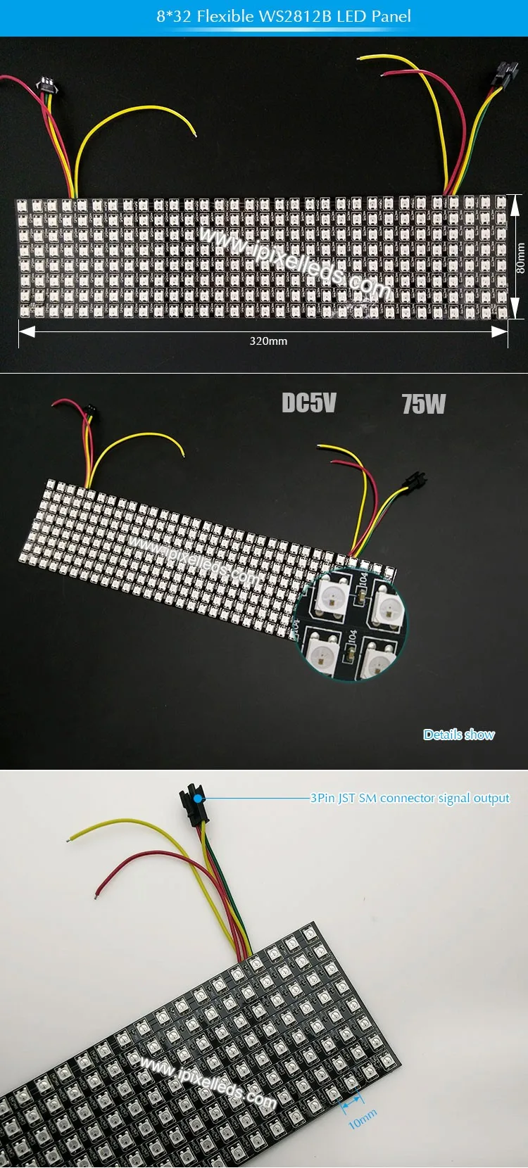 Addressable Led Matrix,8x32 Rgb Led Matrix Hot Sale - Buy 8x32 Rgb Led ...