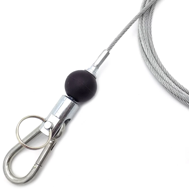 High Breaking Strength Flexible Galvanized Steel Wire Rope 3mm Crimping ...