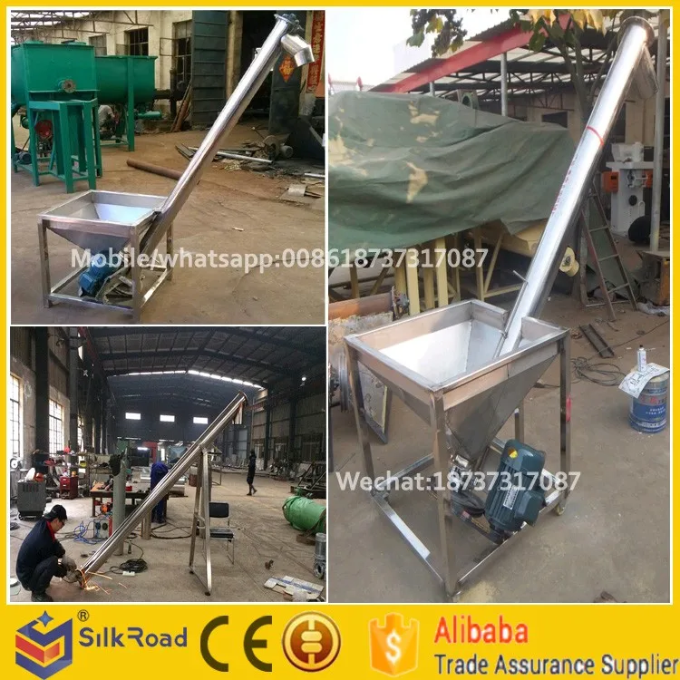 Stainless Steel Auger Screw Elevator/conveyor For Powder - Buy Auger ...