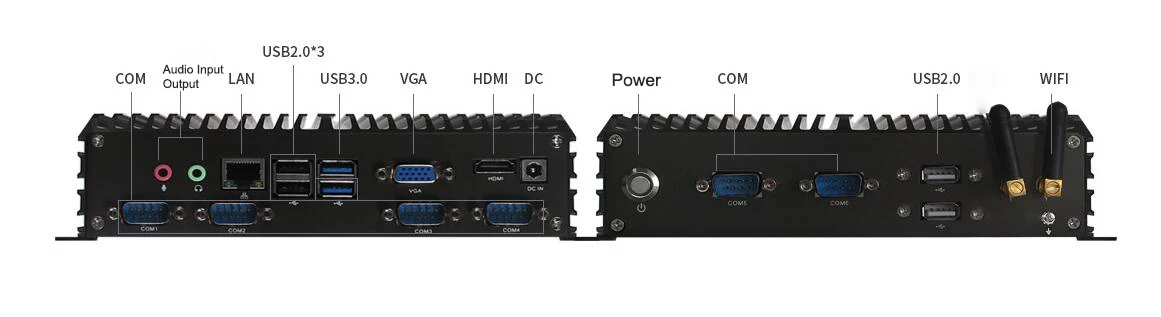 In Stock Fanless Low Power Industrial Mini PC X86 SBC