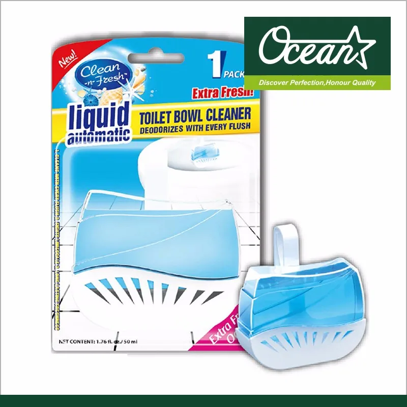 Fresh Toilet Rim Block Liquid With Holder - Buy Liquid Toilet Block ...