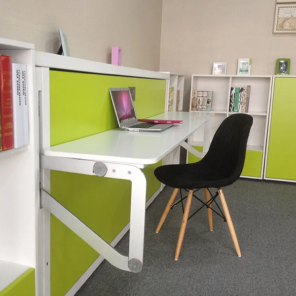 Horizontal Murphy Bed With Study Table,Murphy Bed With Wall Bed ...