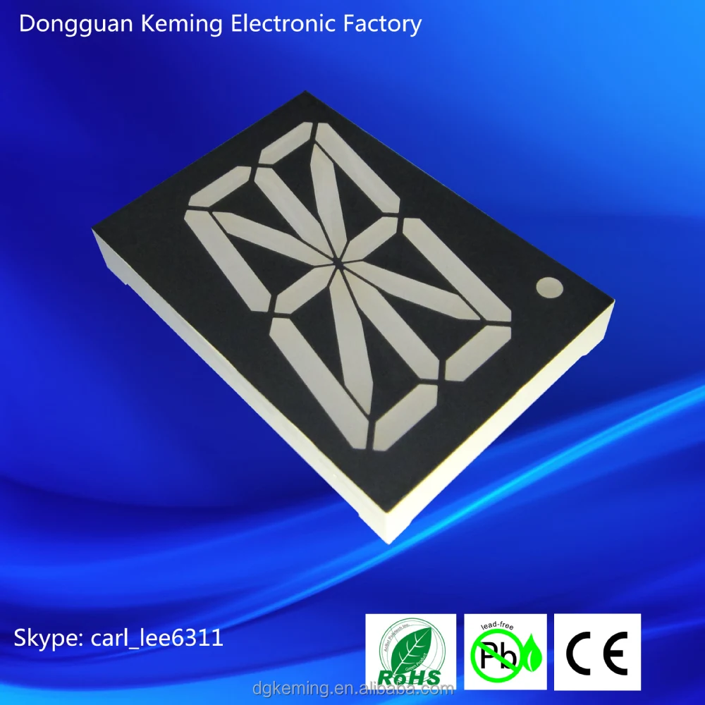 2.3 Inch Led Sign Ultra Yellow 14 Segment Display 16 Segment Led 1 ...