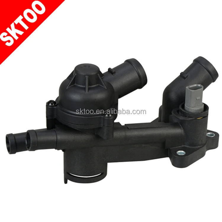 T26) Vw Polo 9n 1.2 Thermostat Housing & Sensor 03c121111b 03c 121 111 ...