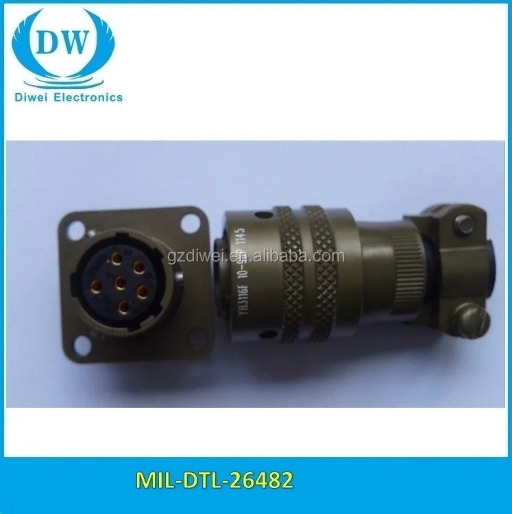 Mil-dtl-26482 Military Connector Bayonet Coupling Ms3116 Military Plug ...
