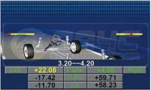 AA4C 3D wheel alignment equipment for car