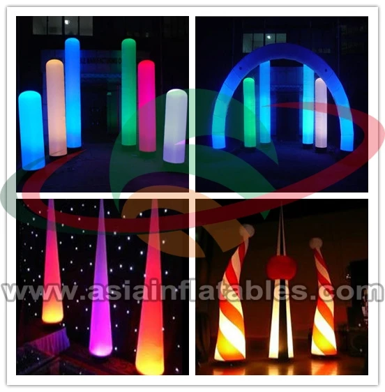 Advertising Led Inflatable Pillar,Inflatable Column,Inflatable Lighting ...