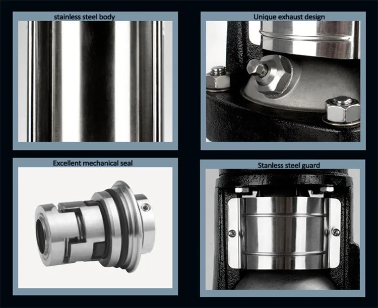 Vertical Multistage 304/316 Stainless Steel Pump - 20HP