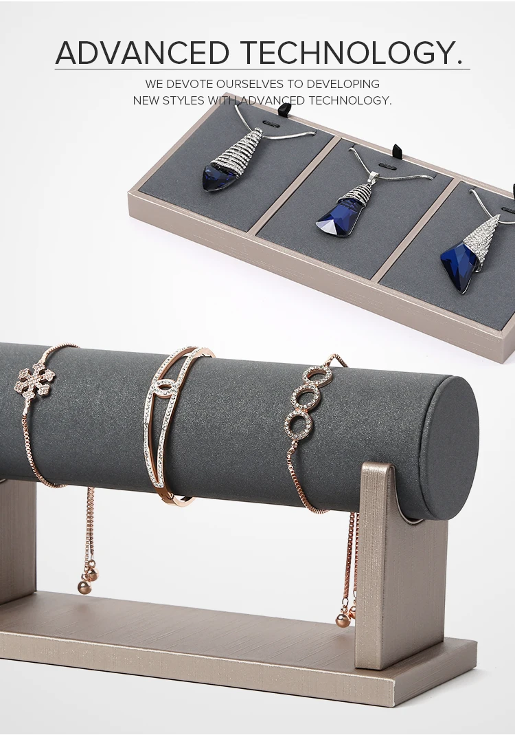 Jewelry Display Racks Fabric Jewellery Stand For Counter Showcase Ring ...