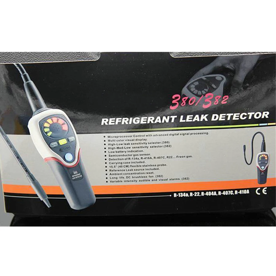 CENTER-382 Portable Halide Leak Detector - Reliable Halogen Gas Detection