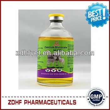Cattle Nutritional Drug 44% Calcium Gluconate Injection - Buy Calcium ...