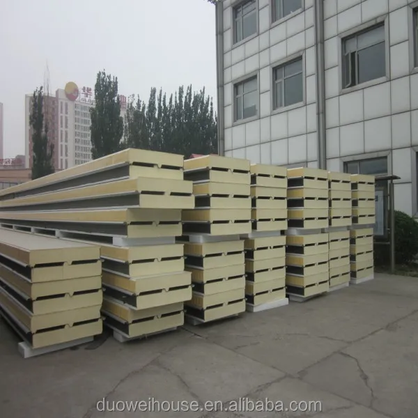 Duowei PU Polyurethane Sandwich Panels for Roof - 100mm Thickness