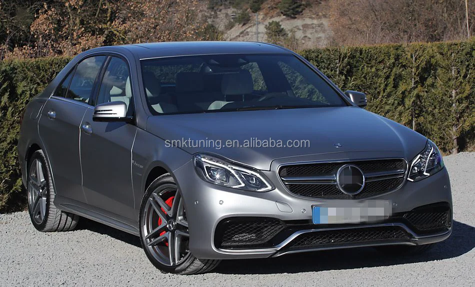 For 2009-2012 M-ercedes E-class W212 Upgraded A-mg Body Kit With Hood ...