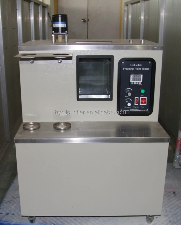 Liquid Petroleum Freezing Point Analyzer - Fuel Cryoscopy Instrument