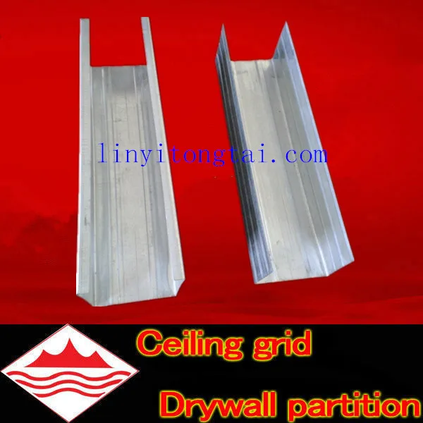 Ceiling U Channel White /galvanized U Channel/gypsum Ceiling Channels ...