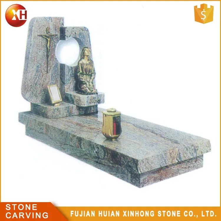 Diseño Simple Doble Lápida De Piedra Natural - Buy Doble Lápida Product ...