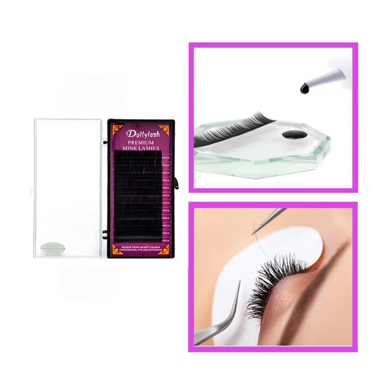 Wholesale Cheap Korea Dolly Lash Private Label Eyelash Extension - Buy ...