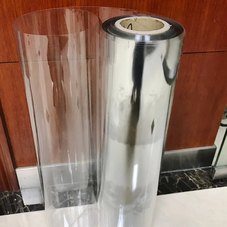 High Clear Rigid Plastic Sheet PET Sheet Roll in 0.6mm Thick