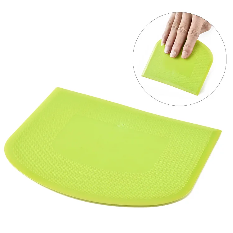 Flexible Plastic Kitchen Dough Scraper - Buy Plastic Cake Scraper ...