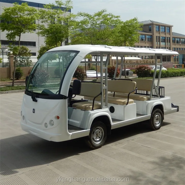 11 or 14 Seats Gas Powered Enclosed Shuttle Bus - 30km/h