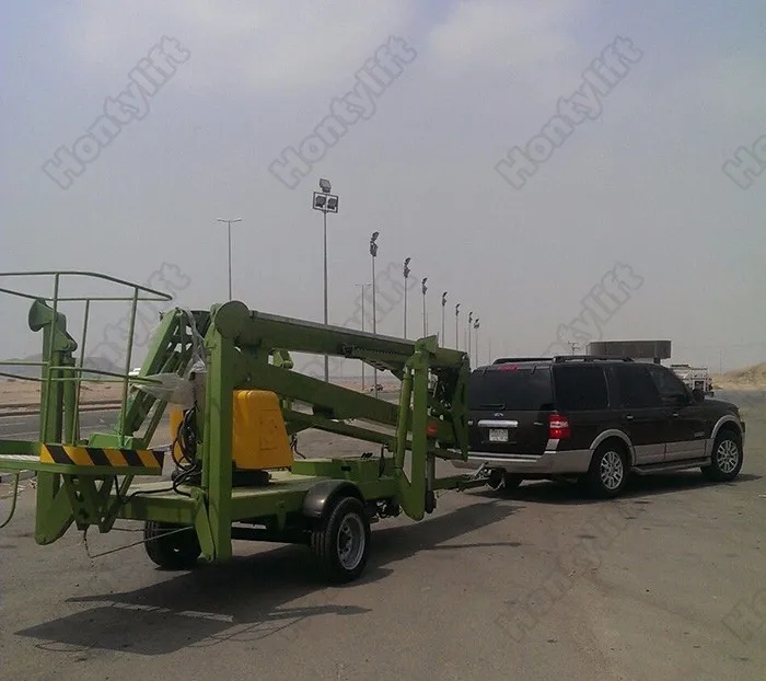 Tree Trimming Man Lift Articulating Arm Aerial Work Platform Bucket ...