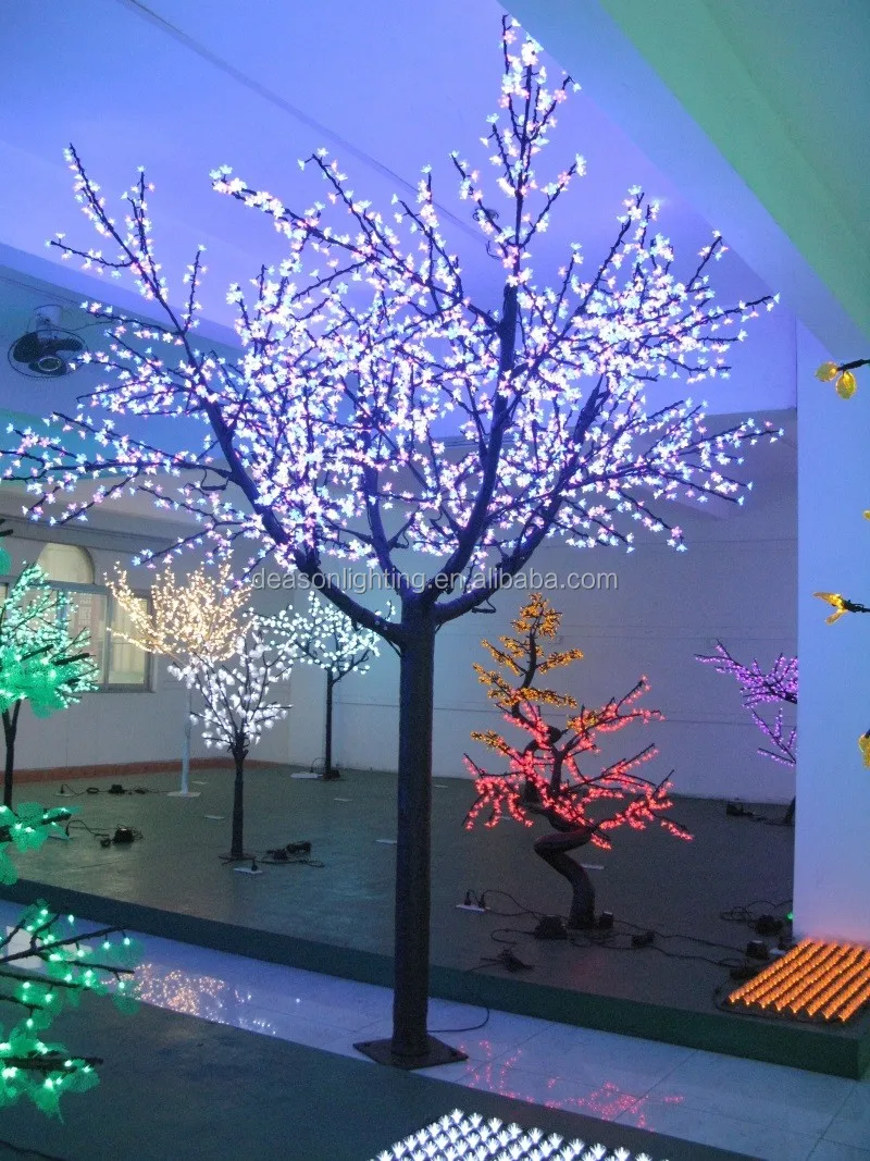 Outdoor Lighted Cherry Blossom Trees - 50000 Hours Lifespan