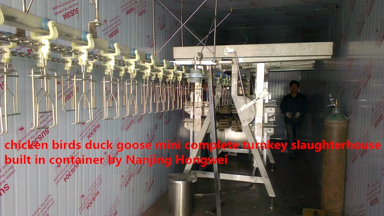 Small Scale Mobile Container Modular Slaughterhouse