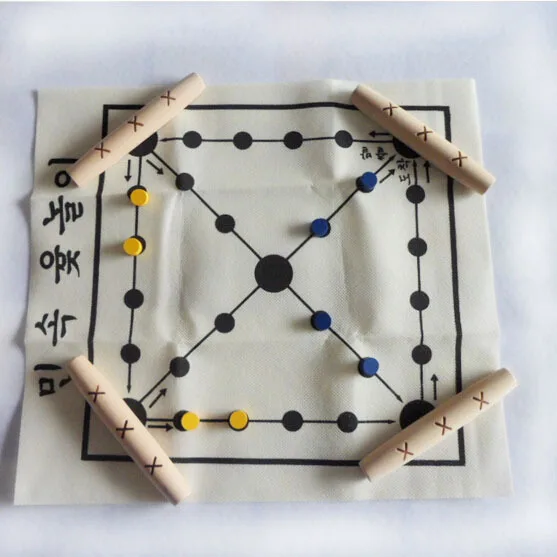 Korean Traditional Wood Board Game Set / Yut Nori (yunnori) New Year ...
