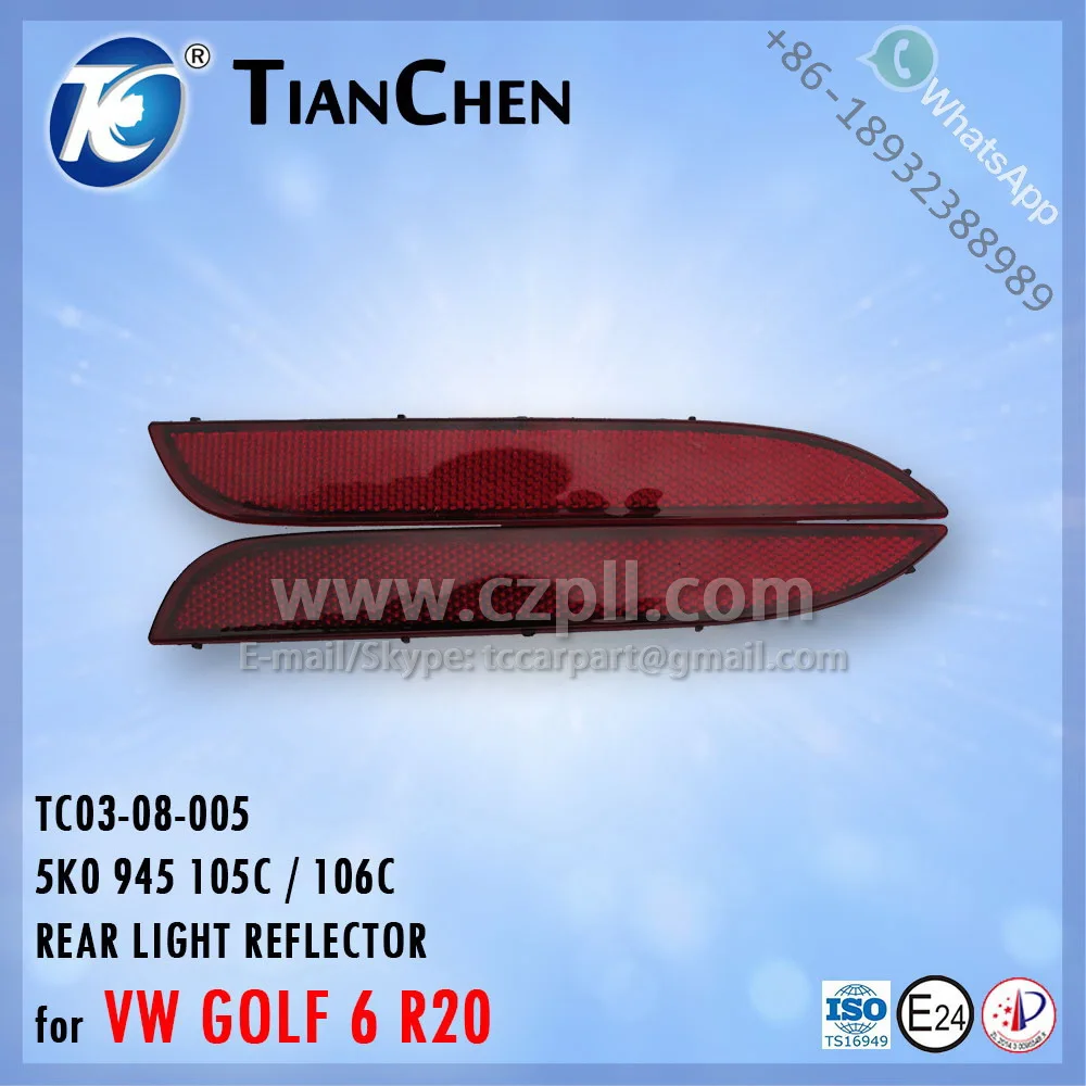 Rear Light Reflector For Golf 6 R20 G6 2009 5k0945 - Buy For Golf 6 ...