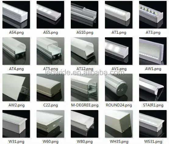 Newest Hot Surface Mounted Aluminum Led Profile With Led Strip For ...