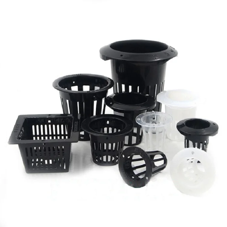 Large Size Hydroponics Plastic Net Pots Mesh Cup And Foams - Buy High ...