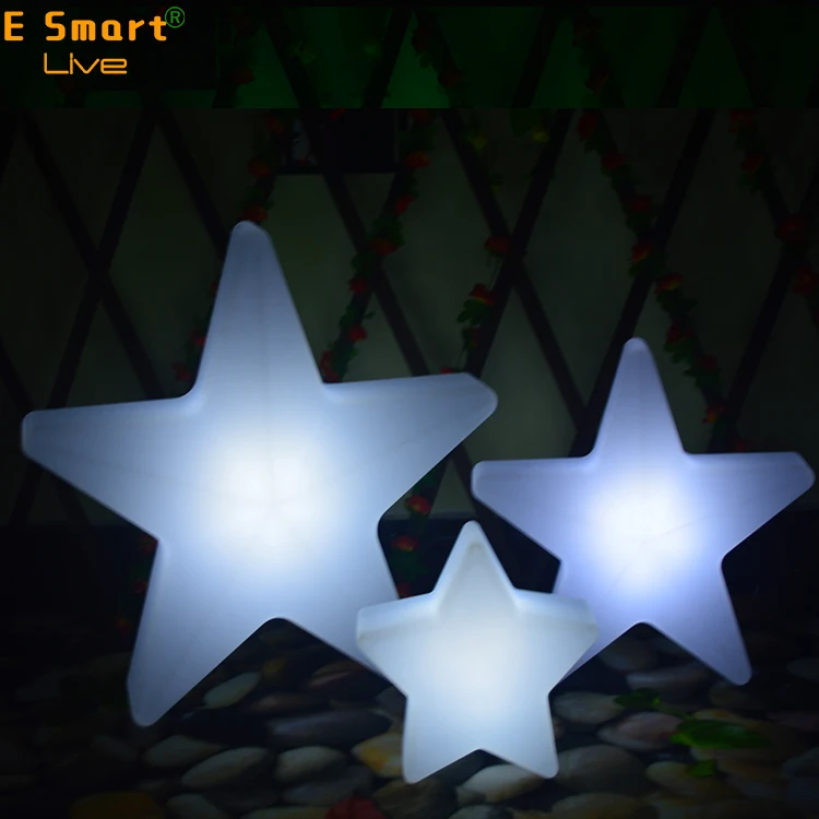 Glowing Christmas Star Color Changing Led Lamp,Led Five-point Christmas ...