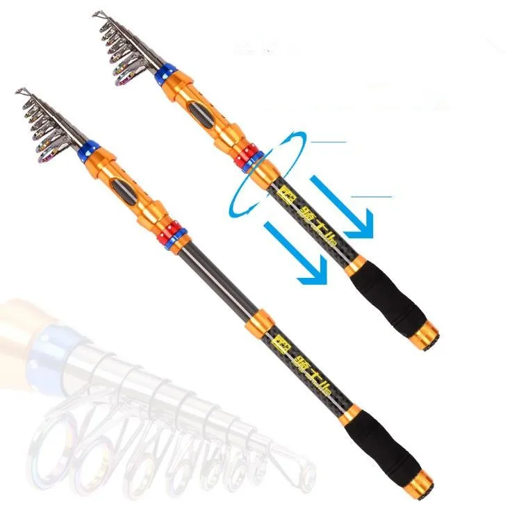 Fishing Rod 1.8m 2.1m 2.4m 2.7m 3.0m 3.6m Telescopic Rock Telescopic ...