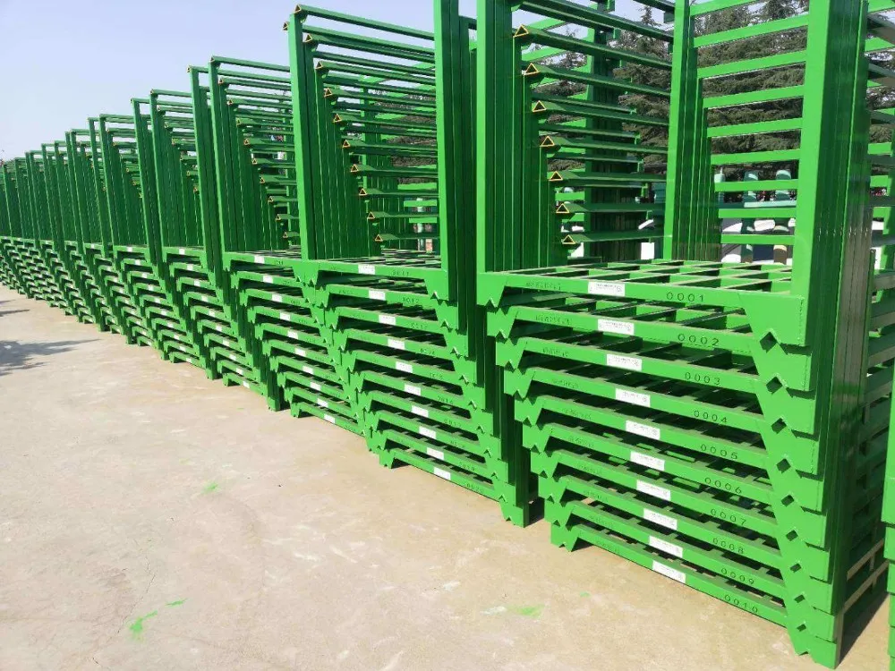 Stackable Steel Pallet Tainer Storage Nestainer Stacking Rack