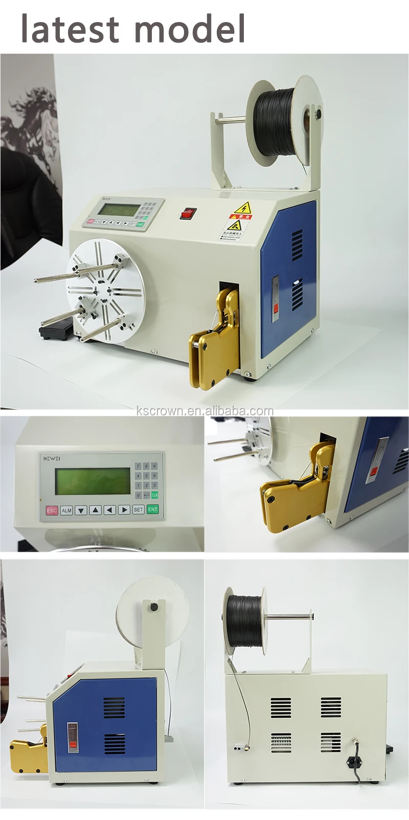 Semi-auto Induction Motor Electric Motor Cable Winding Binding Machine ...