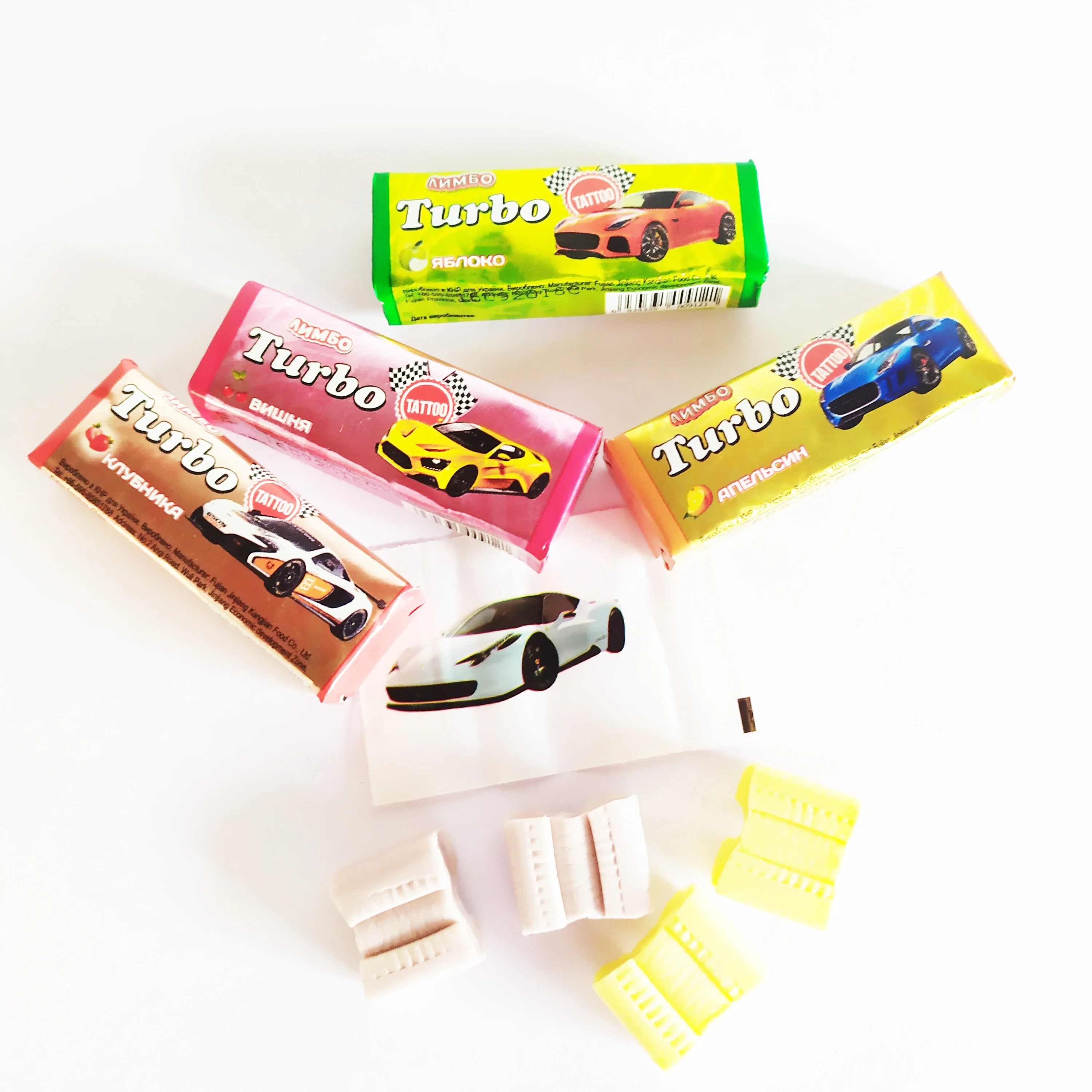 Turbo Chewy Candy With Tattoos - Buy Swiss Candy,Chewy Candy,Milk Candy ...