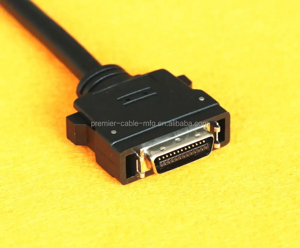 1Pcs SCSI 26 Pin MDR Male CN Wire Mount Plug Drive Connector For Cable